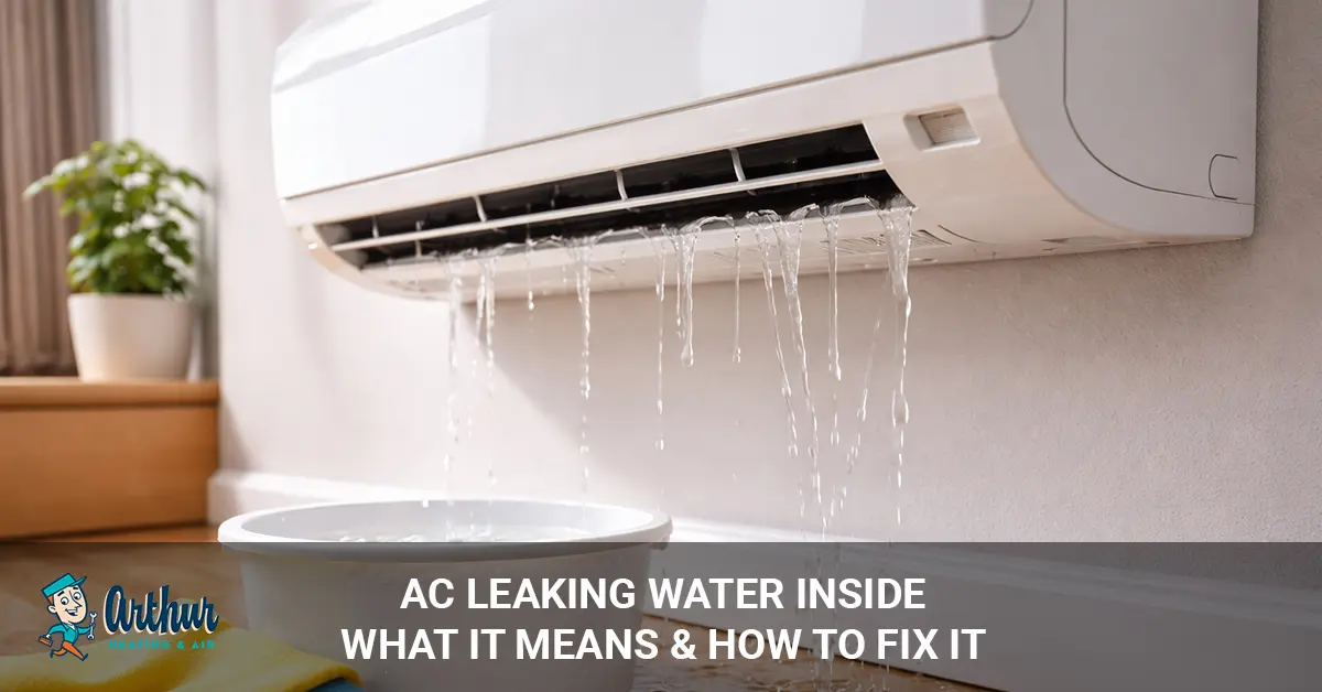 AC Leaking Water Inside? What It Means and How to Fix It - Arthur ...