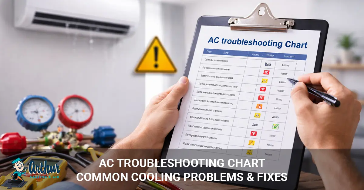 AC Troubleshooting Chart: Common Cooling Problems & Fixes - Arthur ...