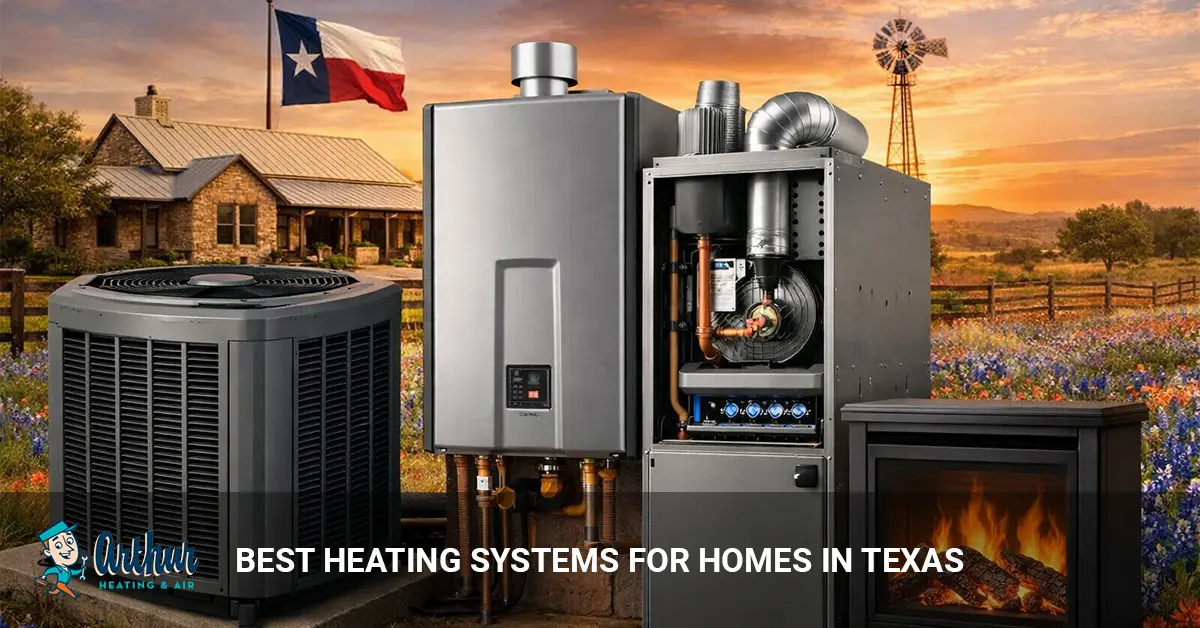 Best Heating Systems for Homes in Texas - Arthur Heating & Air