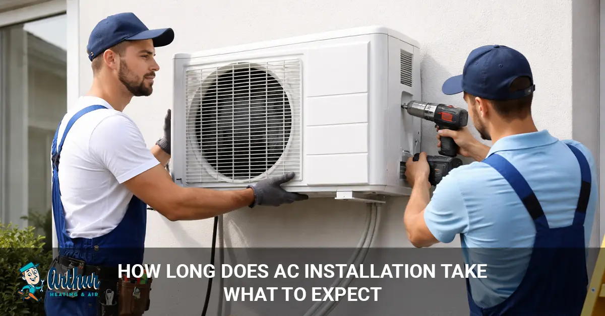 How Long Does AC Installation Take? What to Expect - Arthur Heating & Air