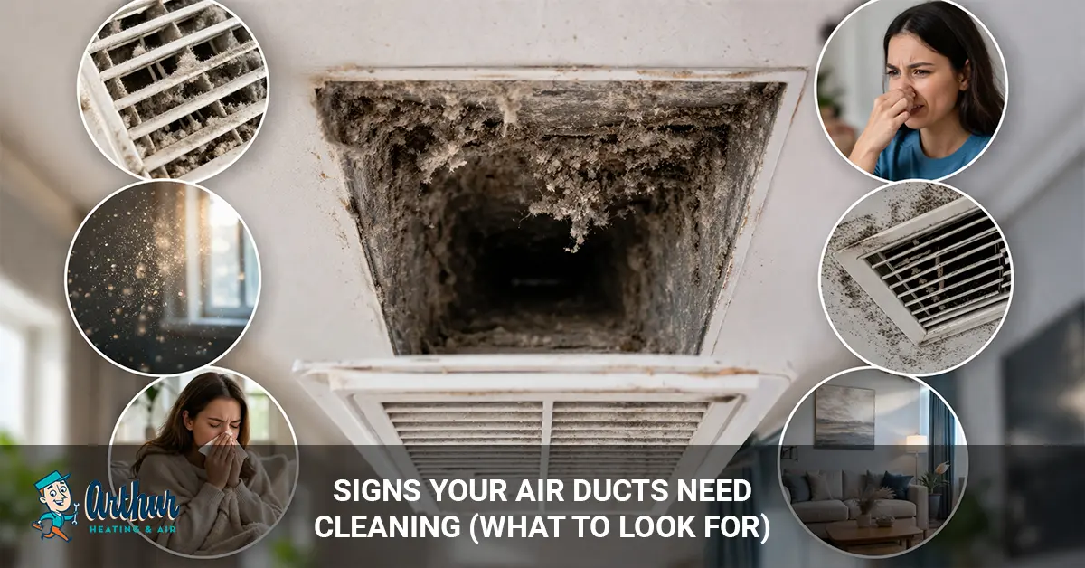 Signs Your Air Ducts Need Cleaning (What to Look For) - Arthur Heating ...